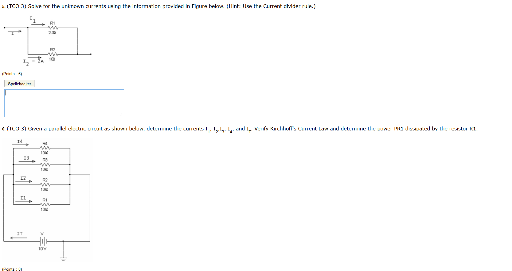 Solved Solve for the unknown currents using the information | Chegg.com