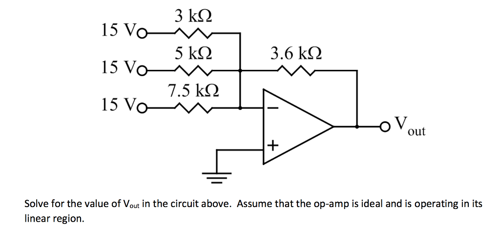 Solved Solve for the value of V_out in the circuit above. | Chegg.com