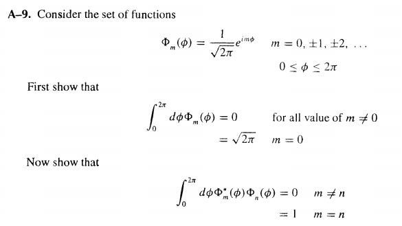 Solved Consider the set of functions phi m (phi ) = 1/ 2 pi | Chegg.com