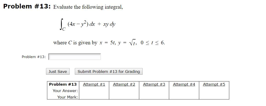 Solved Evaluate the following integral, integral_C (4x - | Chegg.com