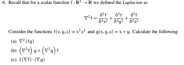 Solved Recall that for a scalar function f: R^3 rightarrow | Chegg.com