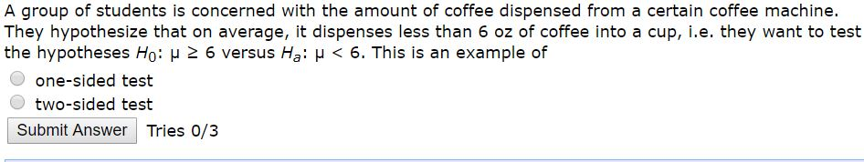 Solved A group of students is concerned with the amount of | Chegg.com