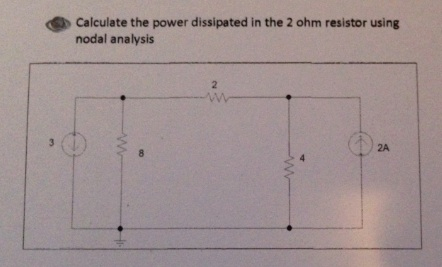 Solved Find the unknown node Voltage using nodal analysis | Chegg.com