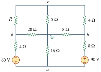 Solved In the circuit given below, R = 4 ?. Using MATLAB, | Chegg.com
