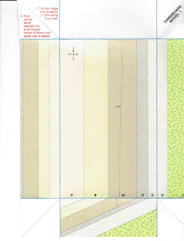 Solved Cardboard Model Analysis and Interpretation Activity | Chegg.com