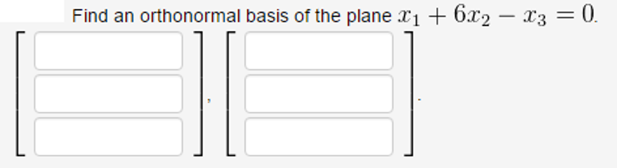 Solved Find an orthonormal basis of the plane . | Chegg.com Solved Find an orthonormal basis of the plane . | Chegg.com