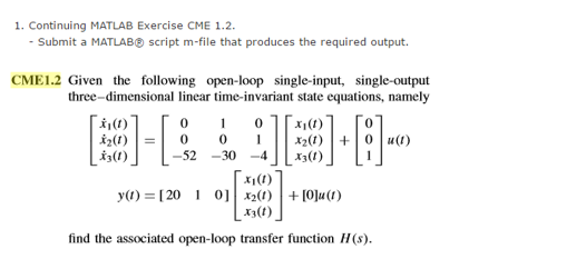 Solved Continuing Matlab Exercise Cme 12 Submit A Matlab