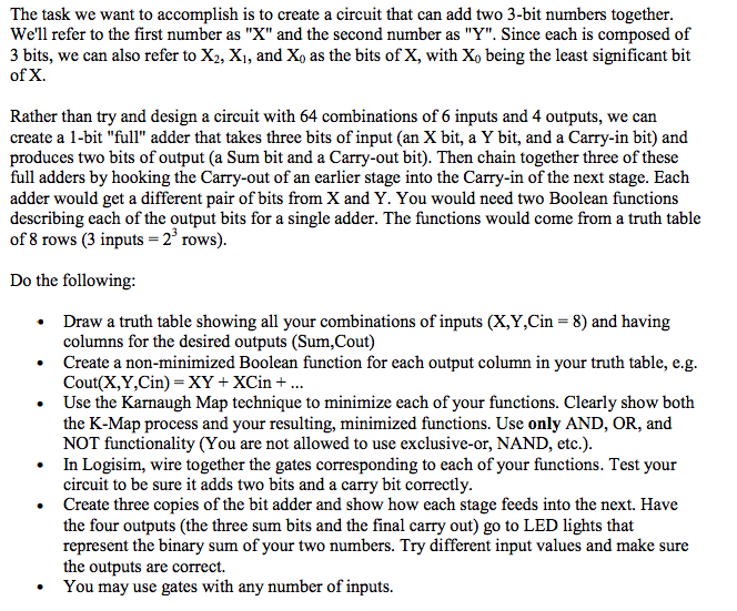 The task we want to accomplish is to create a | Chegg.com