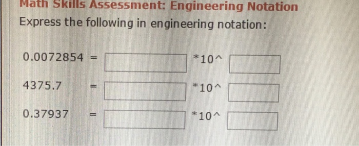 Solved Express the following in engineering notation: | Chegg.com