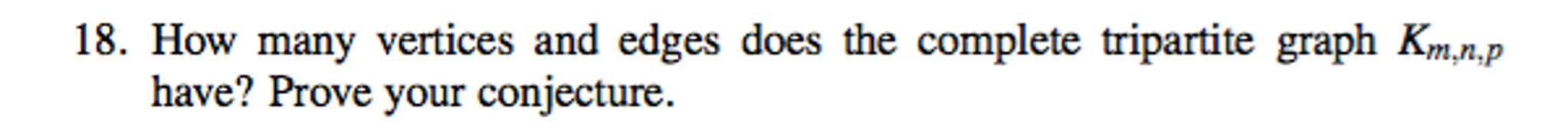 Solved How many vertices and edges does the complete | Chegg.com