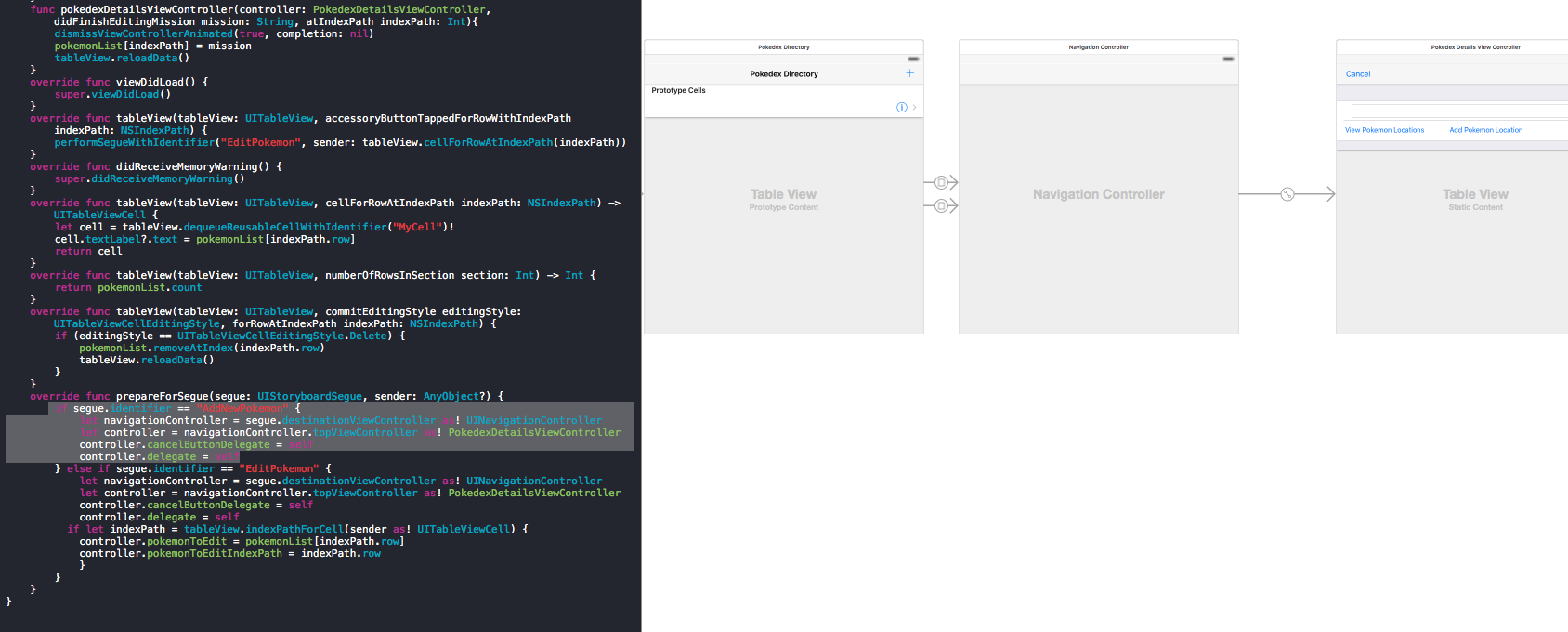 Solved Trying to hide a button on another view depending on | Chegg.com