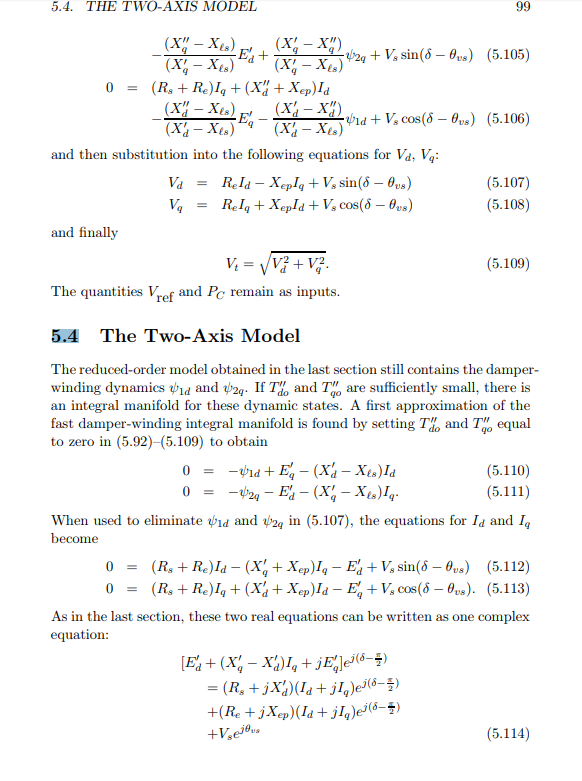 5.3 Using the two-axis dynamic model of Section 5.4, | Chegg.com
