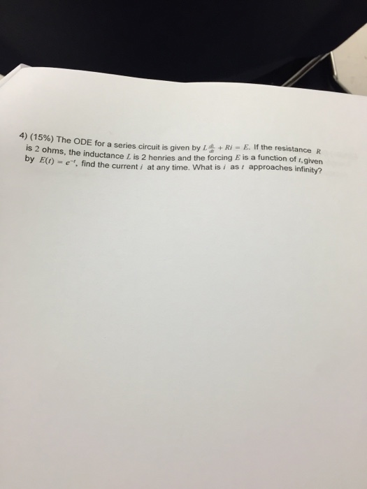 Solved math ODE | Chegg.com