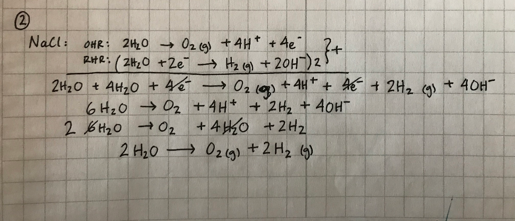 Solved This is an example of an Overall redox reaction from | Chegg.com