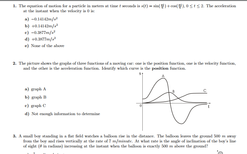Solved 1. True or False: If a function is continuous at a | Chegg.com