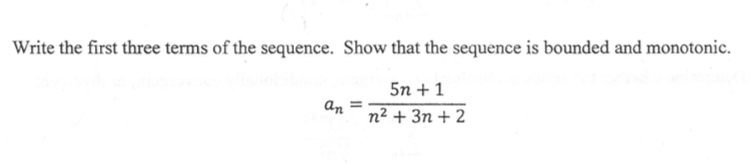 Solved write the first three terms of the sequence. show | Chegg.com