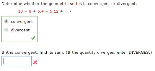 Solved Determine whether the geometric series is convergent | Chegg.com