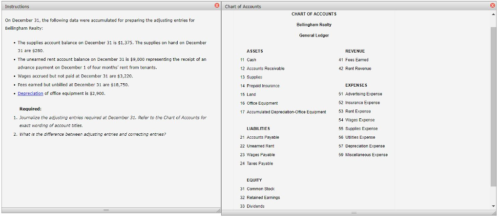 How To Prepare Chart Of Accounts - Solved Chart Of Accounts ...