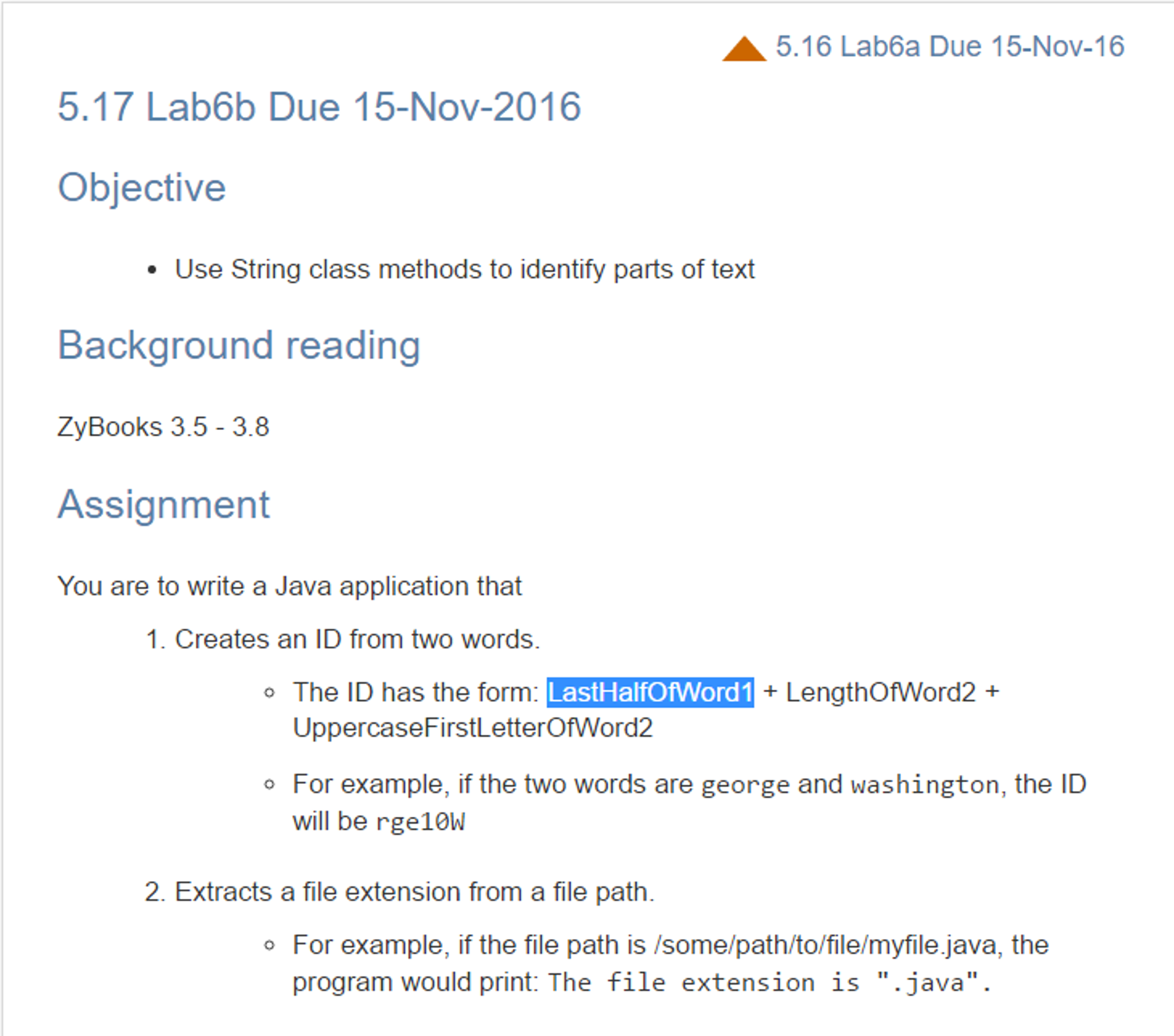 Solved Objective Use String Class Methods To Identify Parts 4351