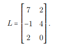 Solved Consider the linear operator L ? R2 ? R3 given by | Chegg.com