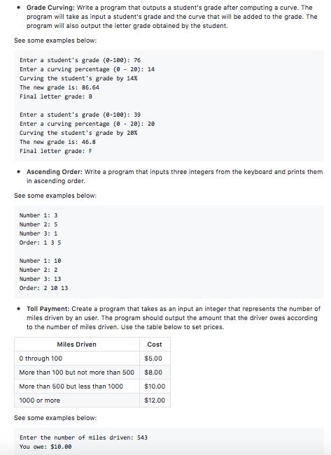 Solved Grade Curving: Write a program that outputs a | Chegg.com