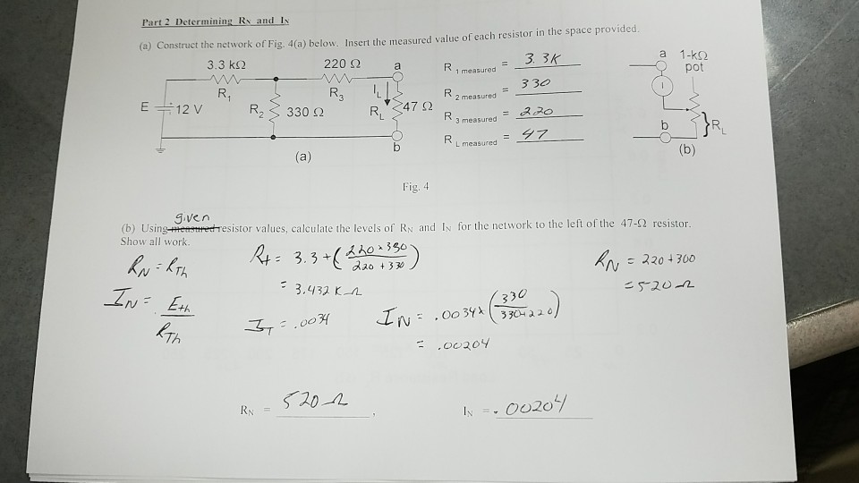Solved Part 2 Determining Ry and Iv (a) Construct the | Chegg.com