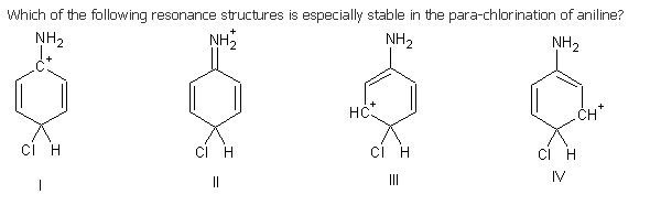 Solved Which of the following resonance structures is | Chegg.com