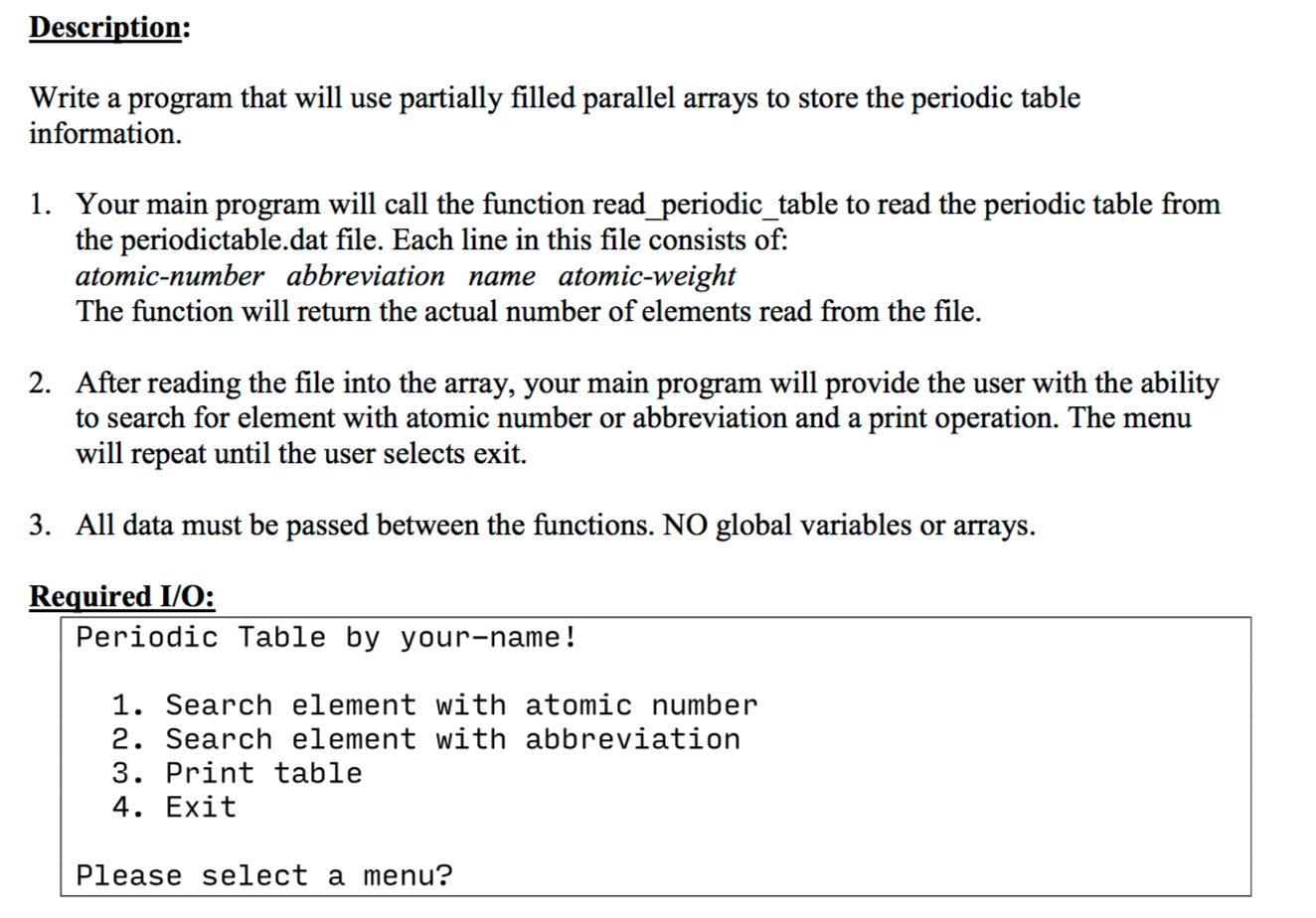 Solved Write a program that will use partially filled | Chegg.com