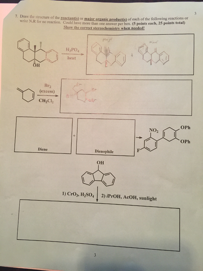 Solved Draw the structure of the reactant(s) or major | Chegg.com