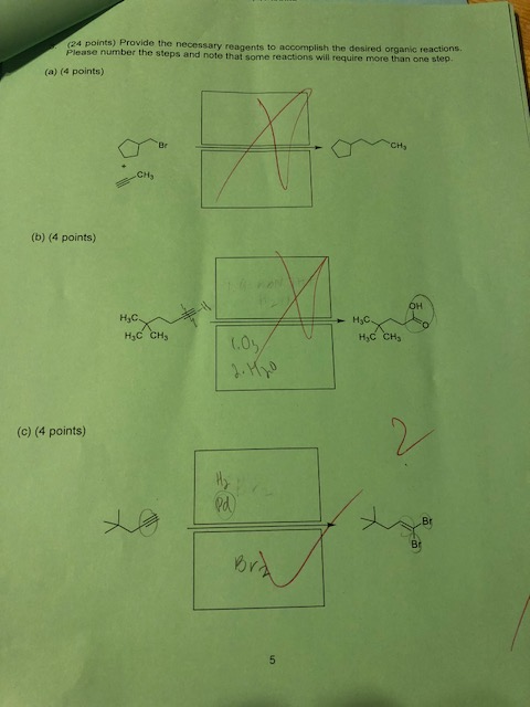 Solved ts) Provide th e necessary reagents to accomplish the | Chegg.com Solved ts) Provide th e necessary reagents to accomplish the | Chegg.com
