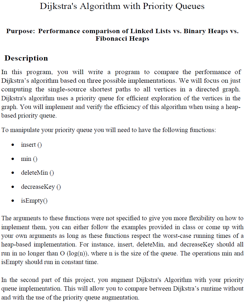 Dijkstra S Algorithm With Priority Queues