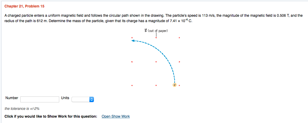 Solved A charged particle enters a uniform magnetic field | Chegg.com