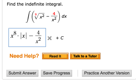 Solved Find the indefinite integral. Integral(9 Squareroot | Chegg.com