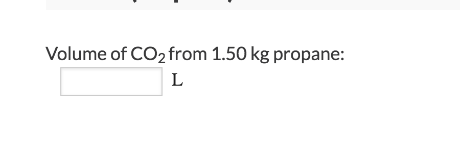 Solved Calculate the volume of carbon dioxide at 20.0°C and | Chegg.com