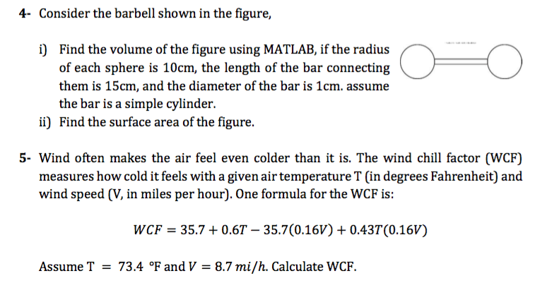 Solved Consider the barbell shown in the figure, Find the | Chegg.com