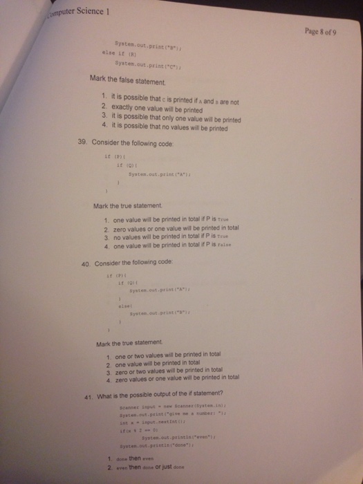 Solved Which of the following is not a valid Boolean | Chegg.com