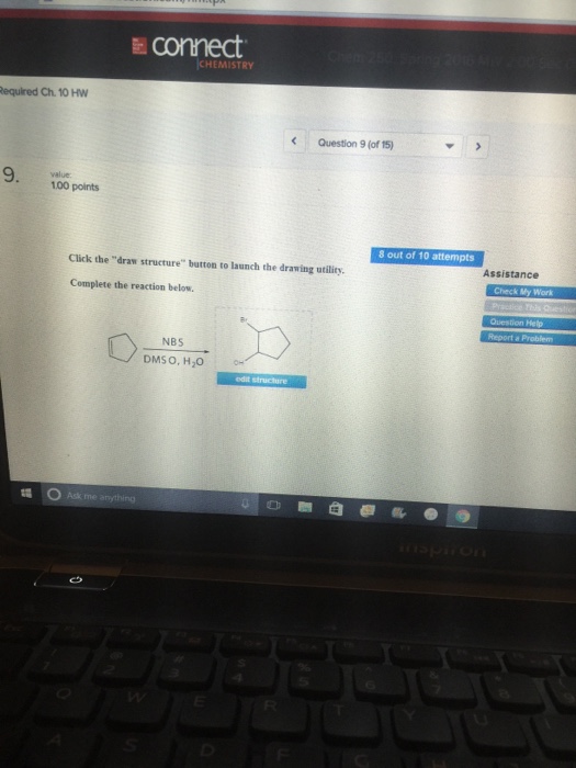 Solved Click the "draw structure" button to launch the | Chegg.com