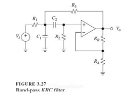 An alternative design procedure for the band-pass KRC | Chegg.com