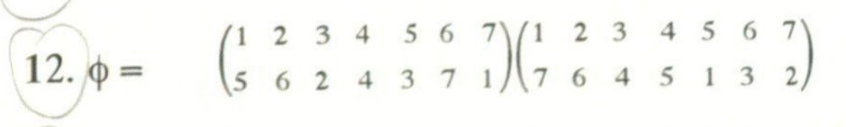 Solved Express the permutation as a product of disjoint | Chegg.com
