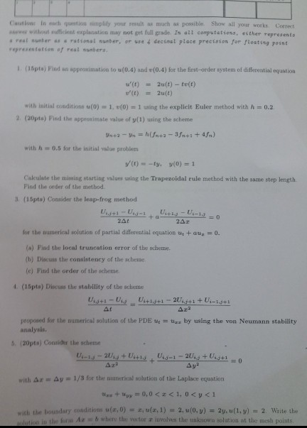 Solved Caution, ?n "ach question amplify your result as much | Chegg.com