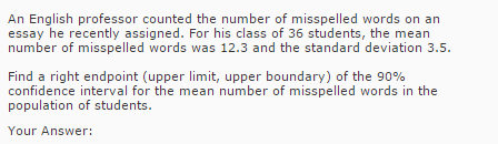 Solved An English professor counted the number of misspelled | Chegg.com