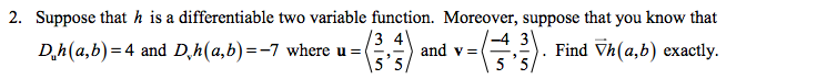 Solved 2 Suppose That H Is A Differentiable Two Variable 
