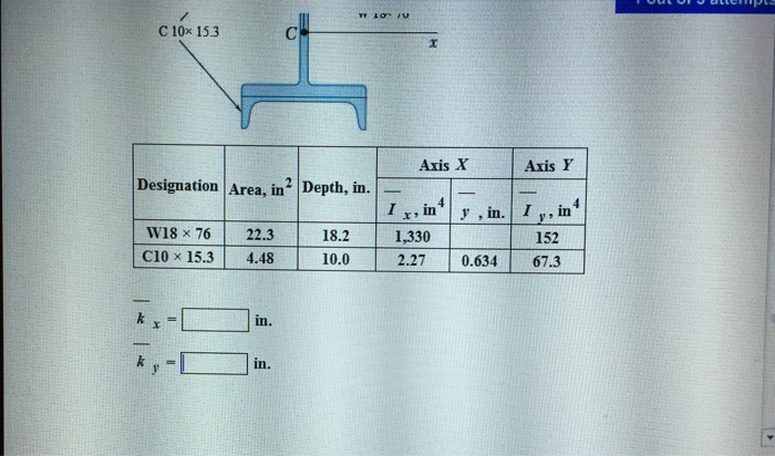 Solved Two channels are welded to a rolled W section as | Chegg.com