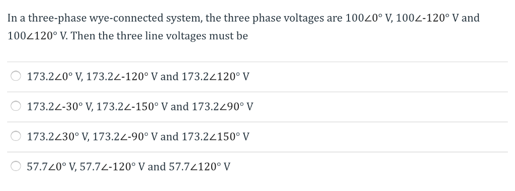 Solved A 3-phase, 4-wire system supplies power to a balanced | Chegg.com
