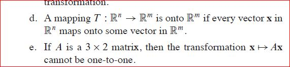 Solved A mapping T: R^n rightarrow R^m is onto Rm^if every | Chegg.com