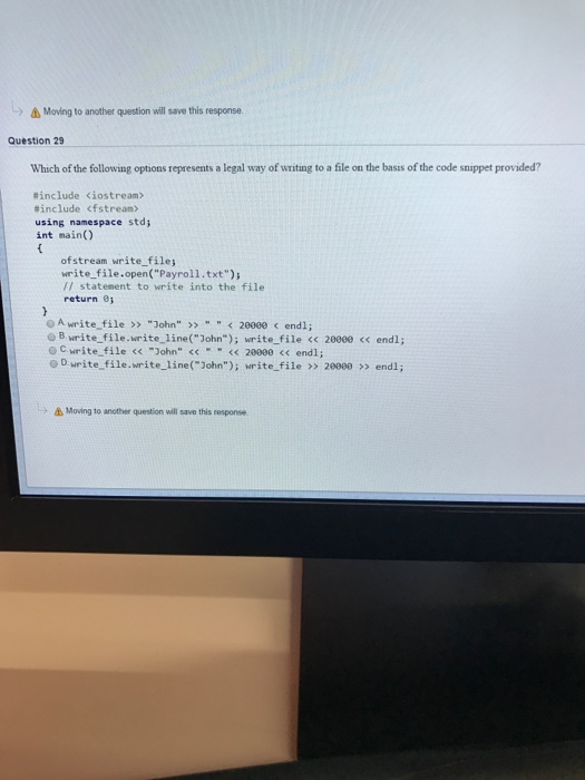 Solved Which of the following options represents a legal way | Chegg.com