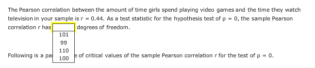 Solved 6. Hypothesis tests with the Pearson correlation Aa | Chegg.com