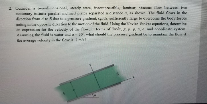 Solved 2. Consider a two-dimensional, steady-state, | Chegg.com