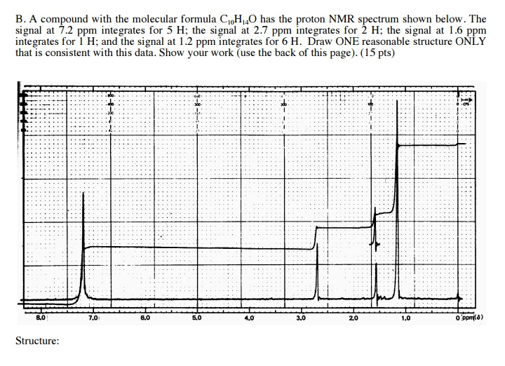 Solved A compound with the molecular formula C_10H_14O has | Chegg.com