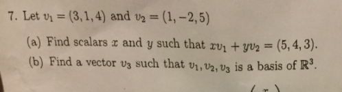 Solved Let v1 = (1,-2,3) and v2 = (2,0,4) a) find the | Chegg.com